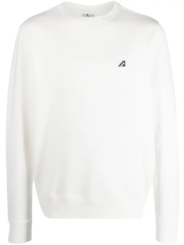 AUTRY Logo-patch Cotton Sweatshirt