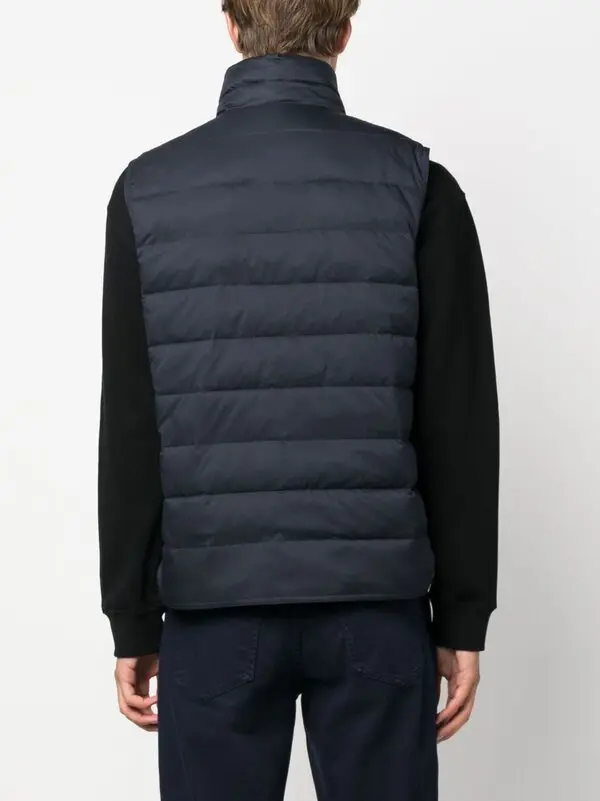Kiton Mock-neck Padded Gilet