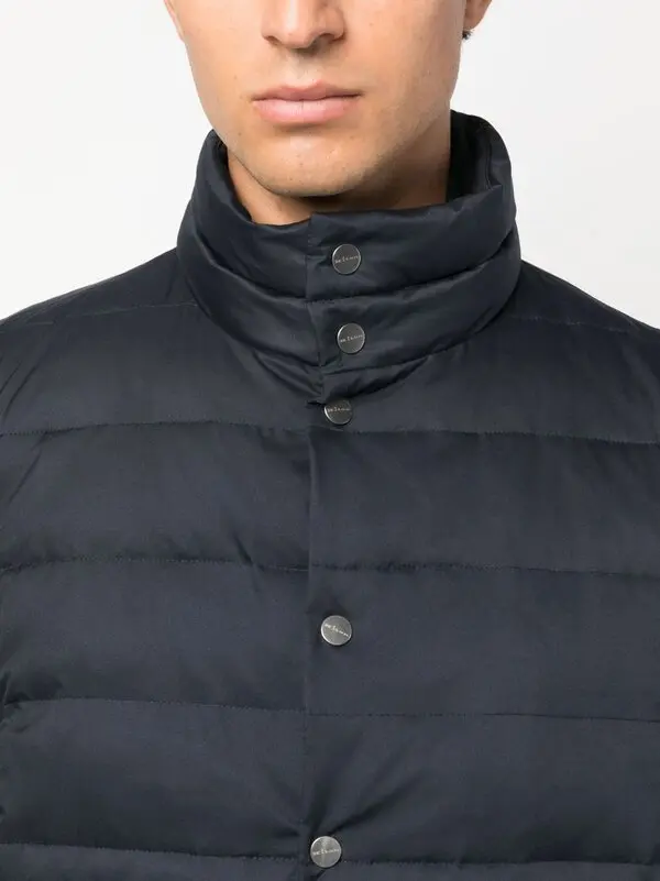 Kiton Mock-neck Padded Gilet