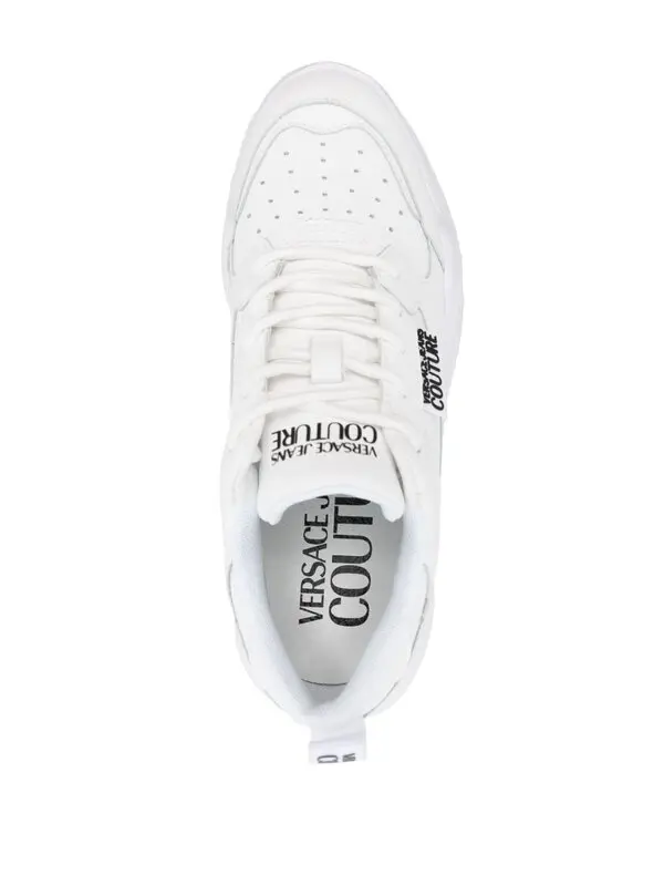 Versace Logo-patch Low-top Sneakers
