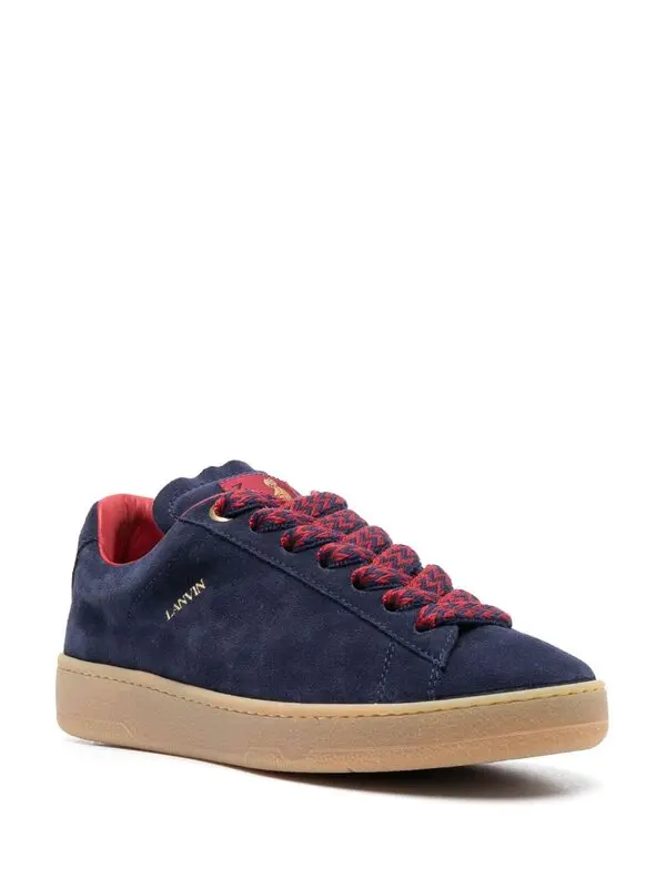 LANVIN Lace-up Low-top Sneakers - Blue