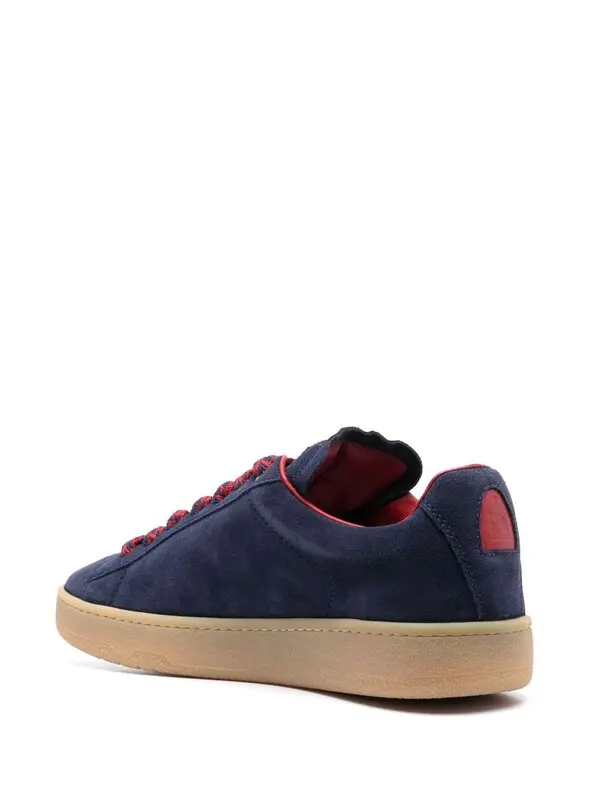 LANVIN Lace-up Low-top Sneakers - Blue