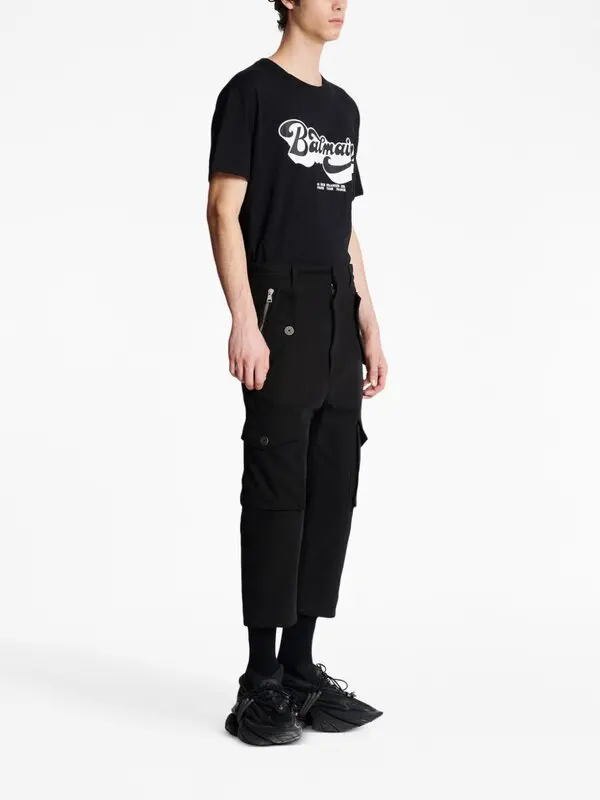 Balmain Cropped Cargo Trousers