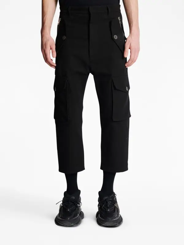 Balmain Cropped Cargo Trousers