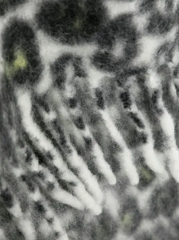 Faliero Sarti Leopard-print Fringed Scarf