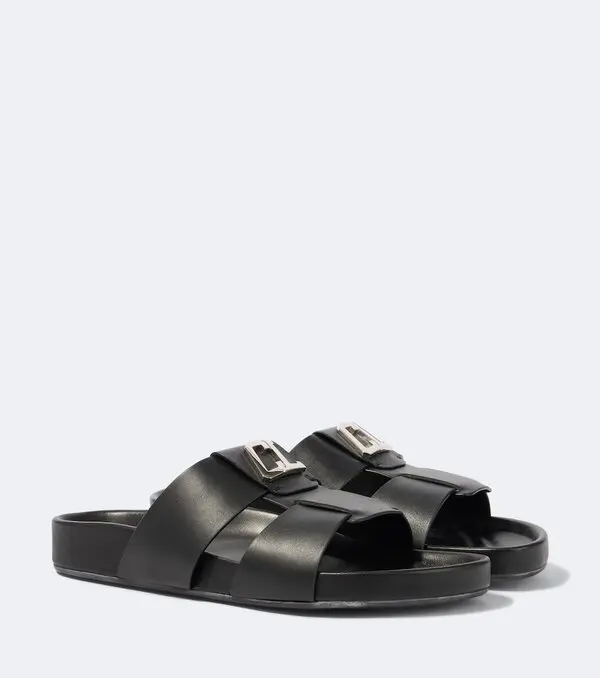 CHRISTIAN LOUBOUTIN Dhabubizz Leather Sandals - Black
