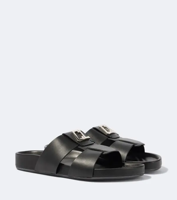 CHRISTIAN LOUBOUTIN Dhabubizz Leather Sandals - Black