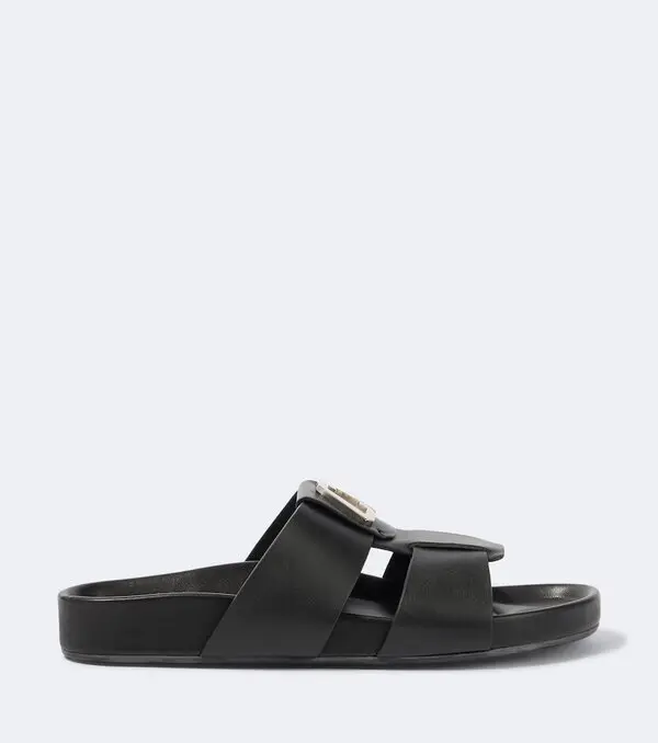 CHRISTIAN LOUBOUTIN Dhabubizz Leather Sandals - Black