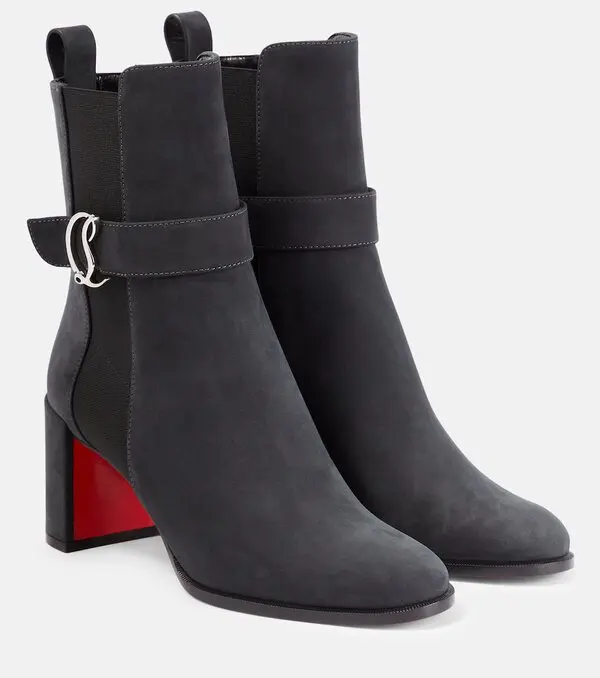 CHRISTIAN LOUBOUTIN Cl Chelsea Booty Ankle Boots - Black