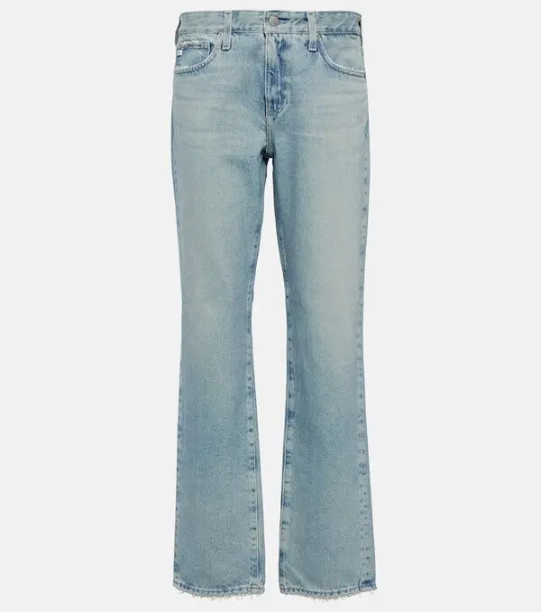 Ag Remy Low-rise Straight Leg Jeans - Blue