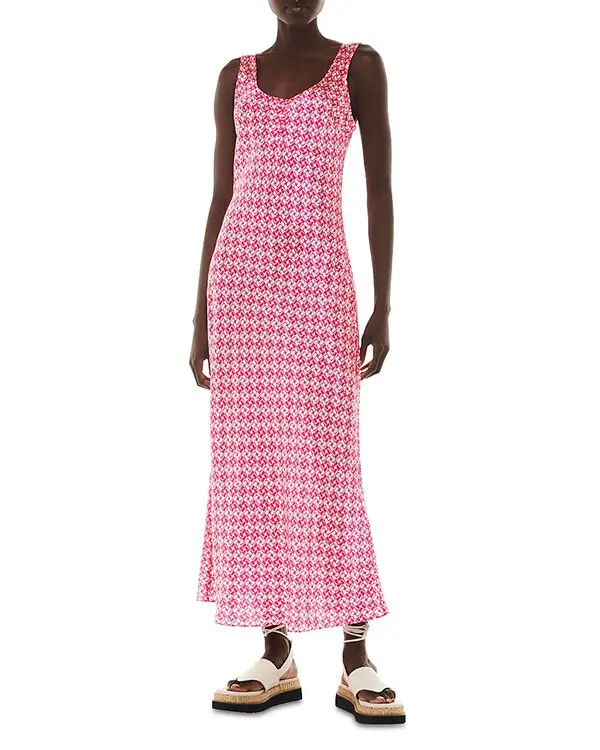 Whistles Cindy Two Tone Dress - Pink Multi