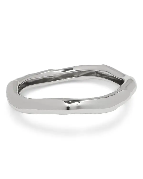 Alexis Bittar Small Molten Bangle Bracelet - Silver