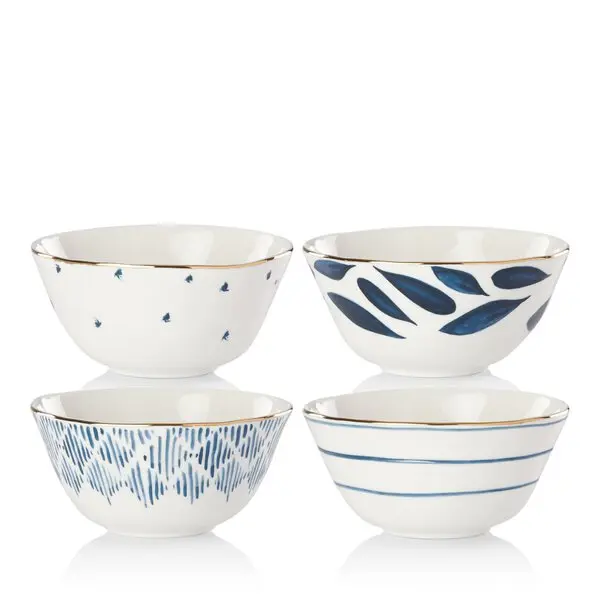 LENOX Blue Bay Dessert/sorbet Bowls, Set Of 4