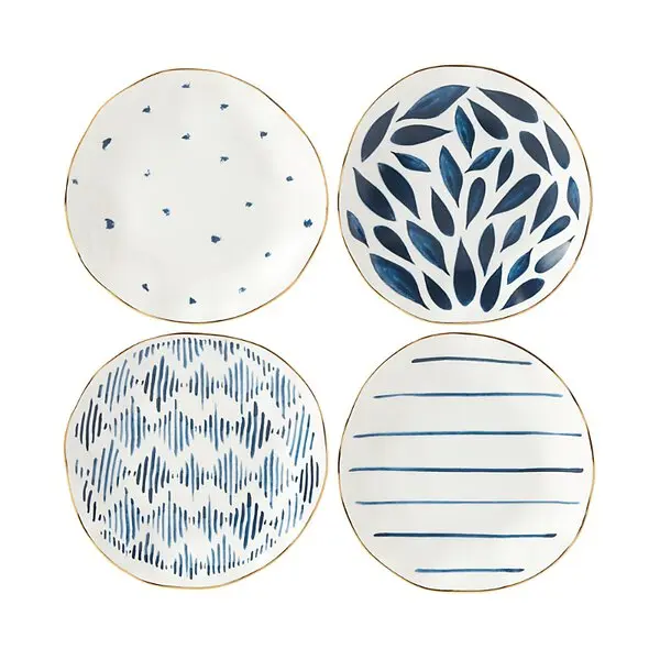 LENOX Blue Bay Tidbits, Set Of 4 - White