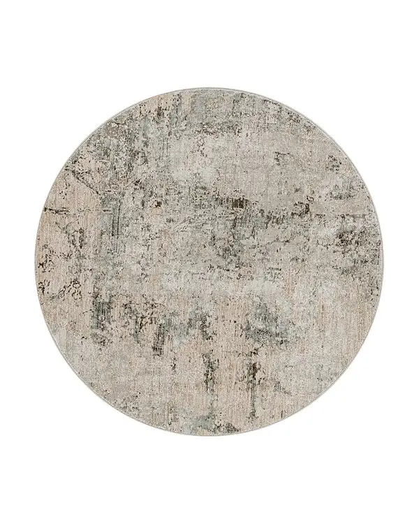 Livabliss Brunswick Bwk-2307 Round Area Rug, 5'3 X 5'3 - Khaki/sage