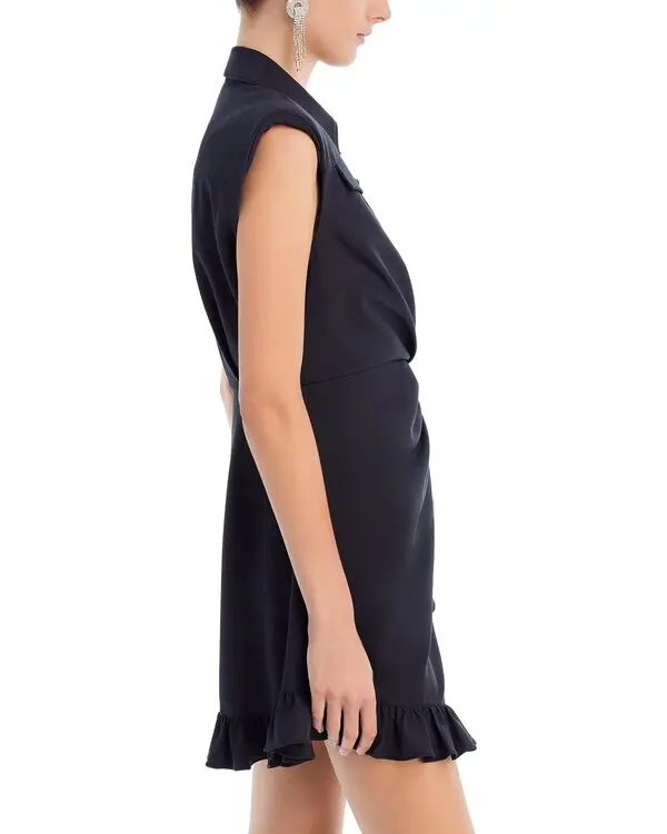 Cinq À Sept Zenni Wrap Dress - Black