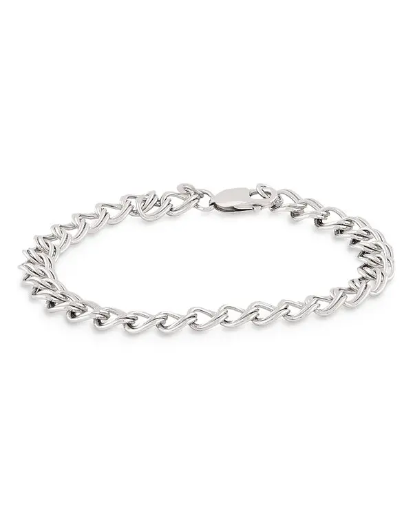 Aqua Bloomingdale's Fine Collection Sterling Chain Bracelet - Silver
