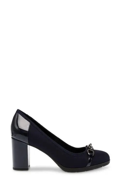 Anne Klein Celina Chain Pump - Navy