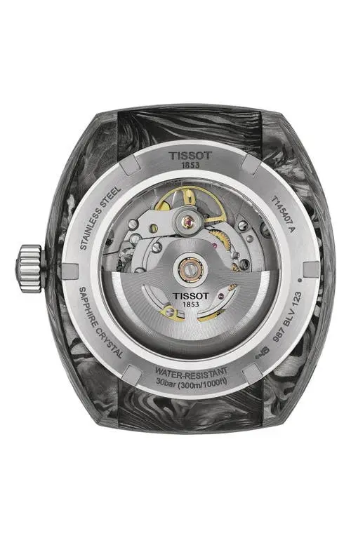 TISSOT Sideral S Powermatic 80 Strap Watch - Red