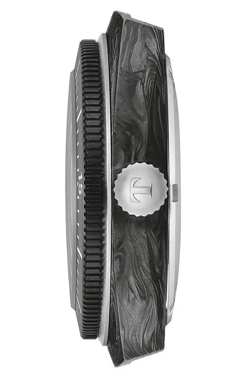 TISSOT Sideral S Powermatic 80 Strap Watch - Red