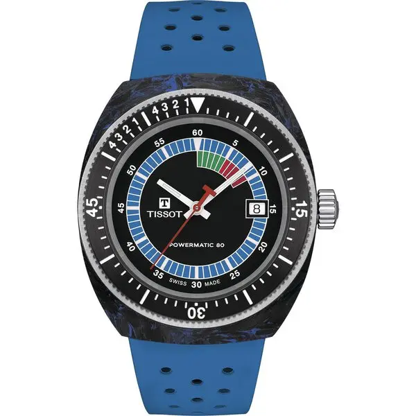 TISSOT Sideral S Powermatic 80 Strap Watch - Blue