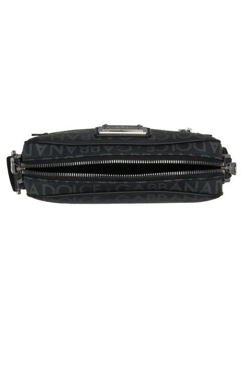 Dolce & Gabbana Logo Jacquard Crossbody Bag