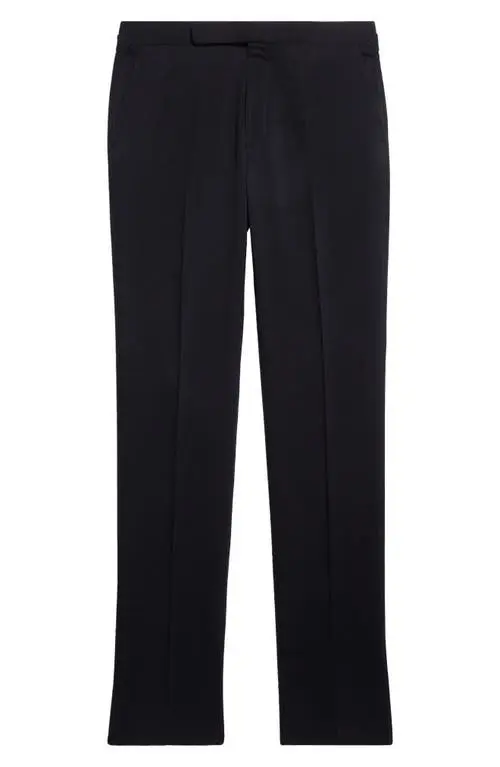 Ralph Lauren Purple Label Gregory Silk Shantung Trousers - Black