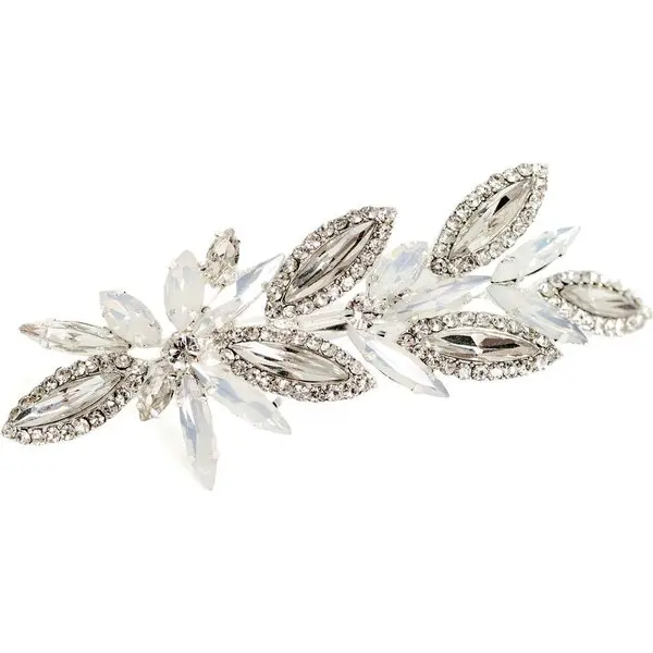Brides & Hairpins Michal Opal & Crystal Hair Clip - Silver