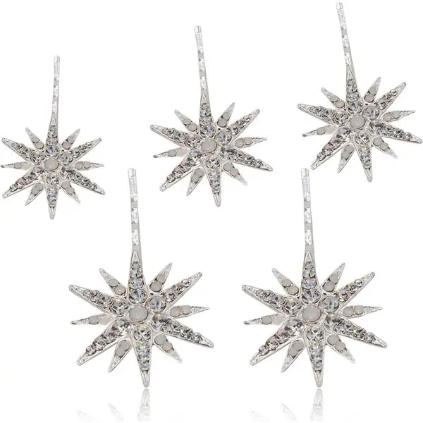 Brides & Hairpins Nola Star Hair Pin Set - Silver