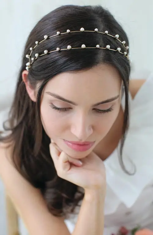 Brides & Hairpins Florence Headband - Gold