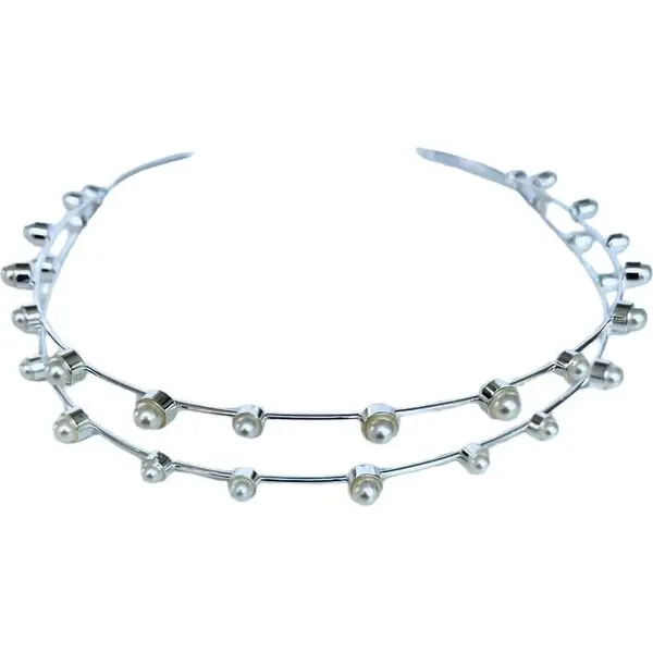 Brides & Hairpins Florence Headband - Silver