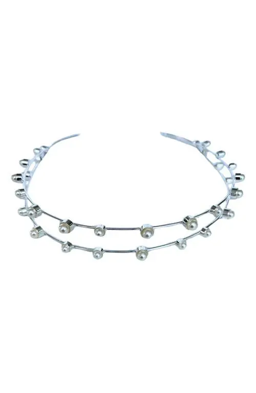 Brides & Hairpins Florence Headband - Silver