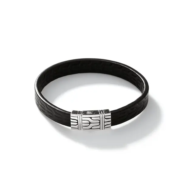 John Hardy Leather Frequency Bracelet
