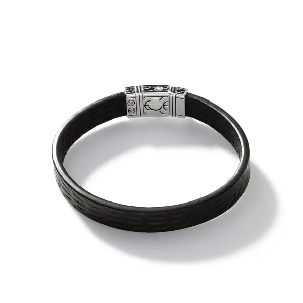 John Hardy Leather Frequency Bracelet