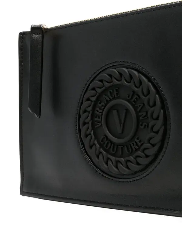 Versace Logo-debossed Cross Body Bag