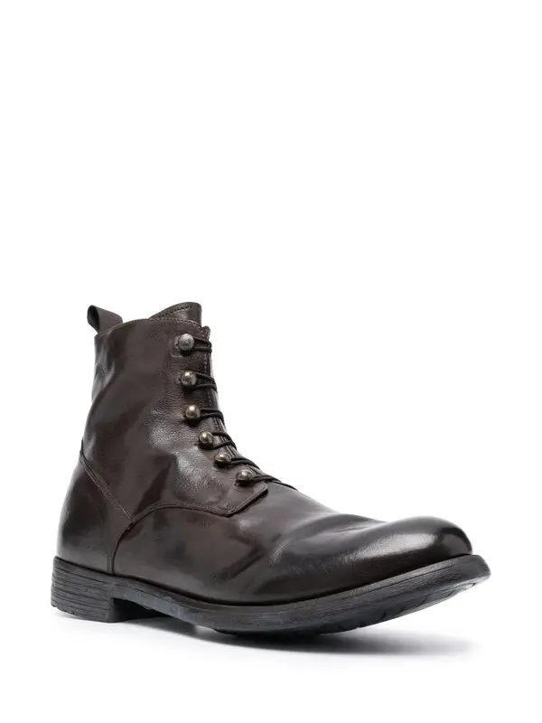 Officine Creative Hive 051 Leather Ankle Boots