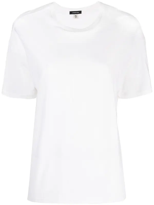 R13 Cotton Crew-neck T-shirt - White