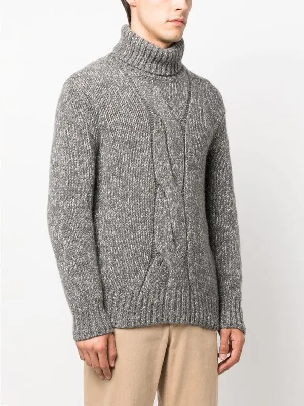 Brunello Cucinelli Cable-knit Roll-neck Sweater