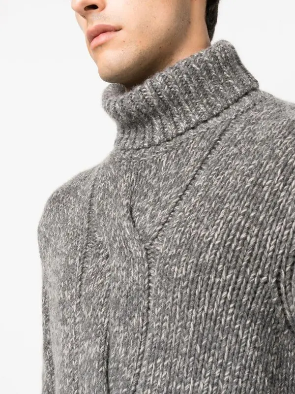 Brunello Cucinelli Cable-knit Roll-neck Sweater