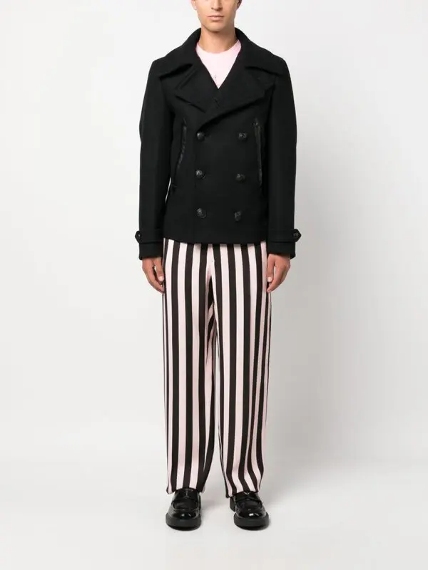 Dsquared2 Double-breasted Pea Coat - Black