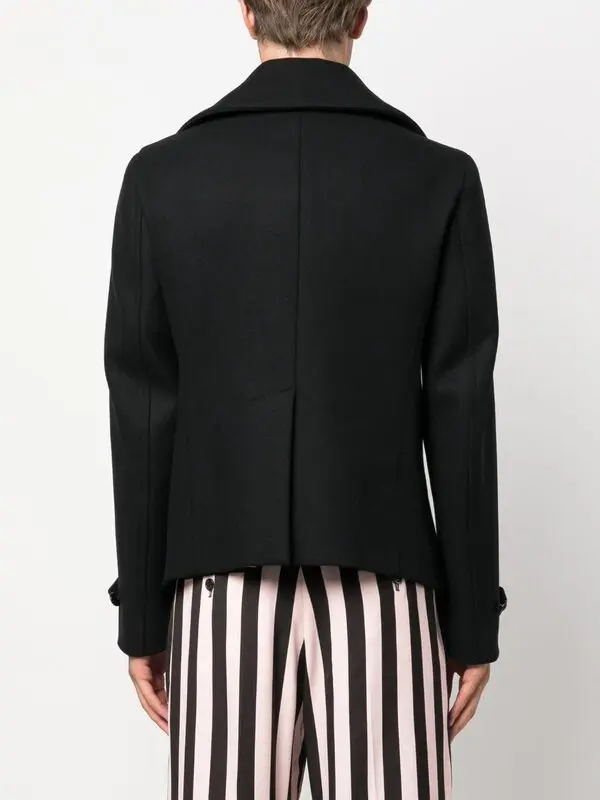 Dsquared2 Double-breasted Pea Coat - Black