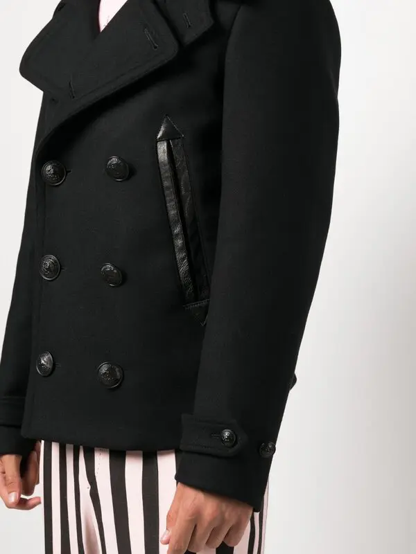 Dsquared2 Double-breasted Pea Coat - Black