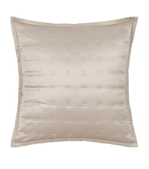 Gingerlily Silk Windsor Square Cushion - Pink