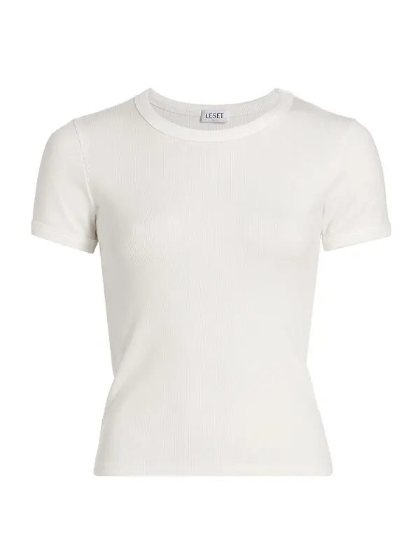 LESET Kelly Slim-fit T-shirt - White