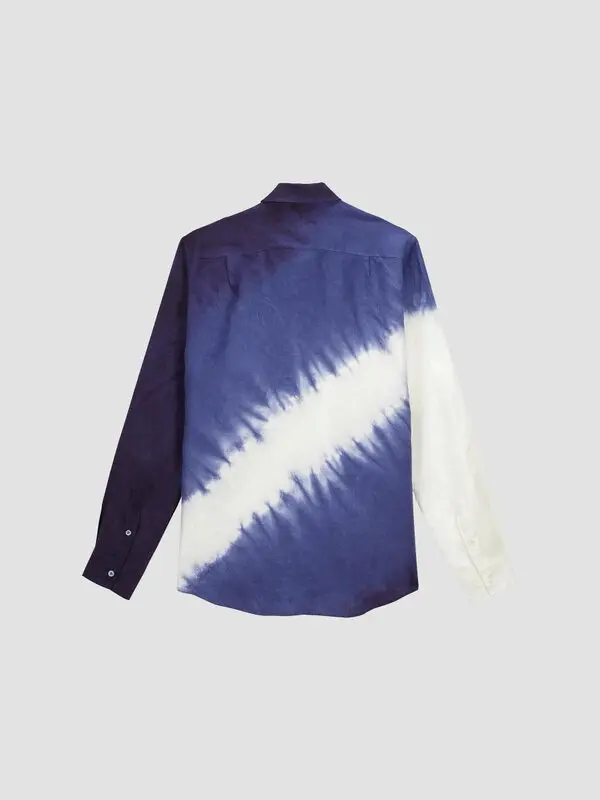 Vilebrequin Graphic Linen Button-front Shirt - Faience