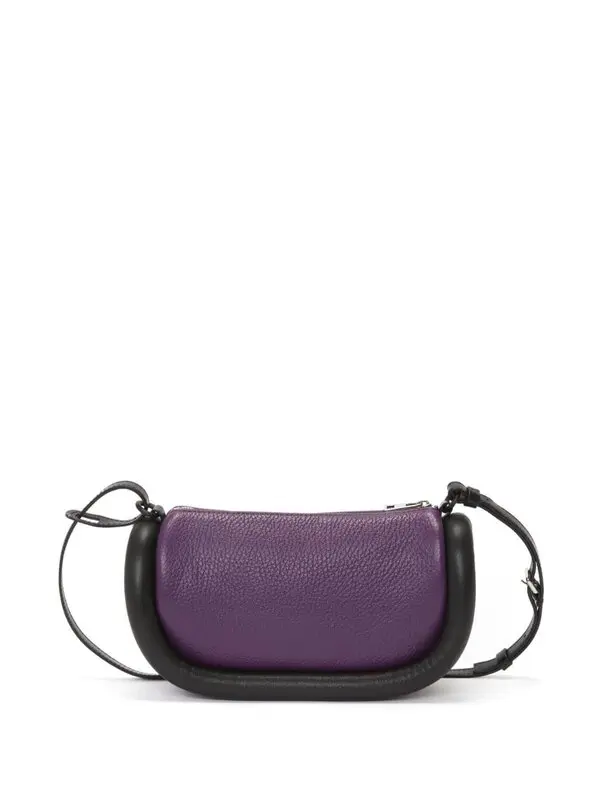 JW Anderson Bumper-12 Leather Crossbody Bag - Purple