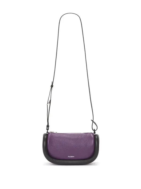JW Anderson Bumper-12 Leather Crossbody Bag - Purple