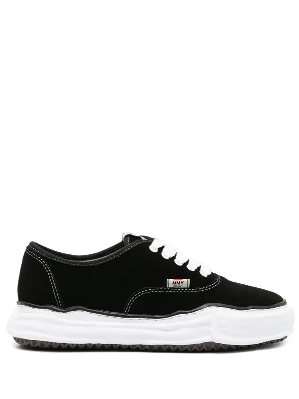 Mihara Yasuhiro Logo Patch Low-top Sneakers - Black