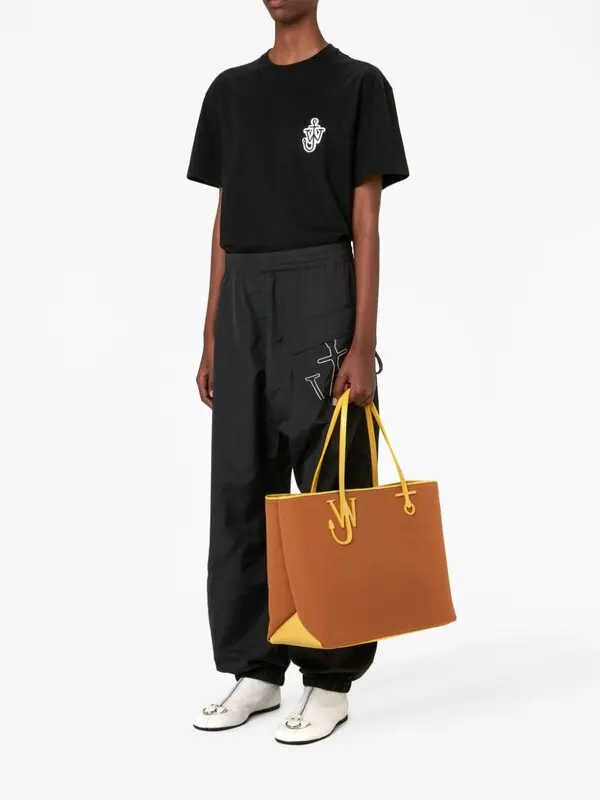 JW Anderson Anchor-embroidered Twisted Track Pants