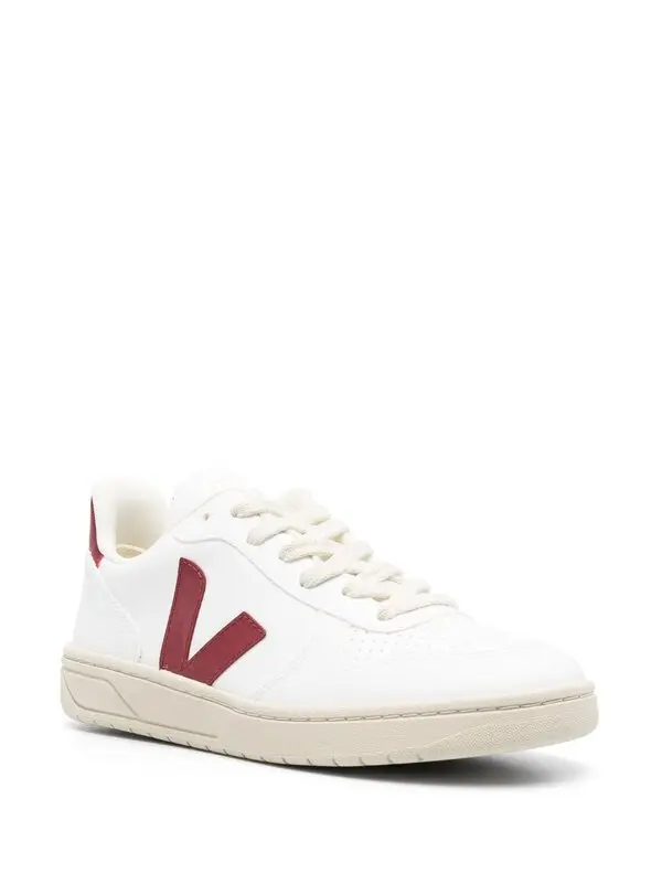 VEJA V10 Lace-up Leather Sneakers